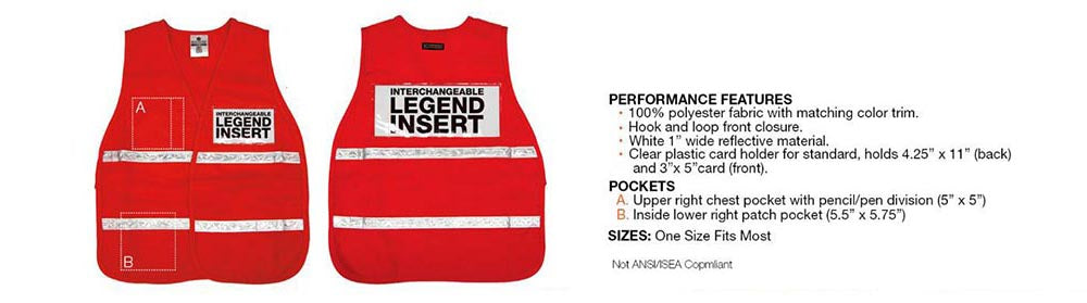 Incident Command Vests | Safety Vests | Staff Identification