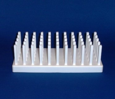 Full View Test Tube Rack (Holds 40 Tubes) | Sience Supplies | Item # 11509