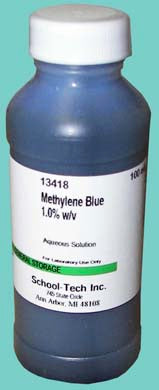 Methylene blue solution, | Sience Supplies | Item # 13418