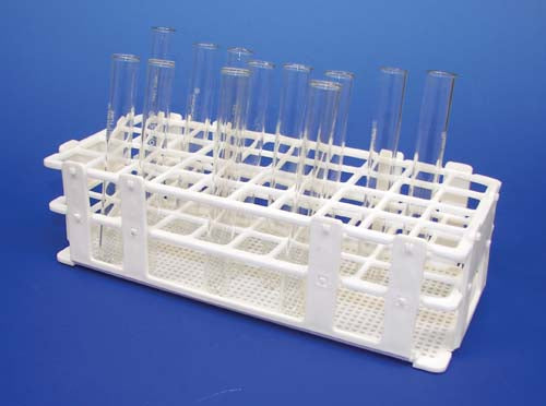 Stackable Test Tube Rack - White | Item # 16060