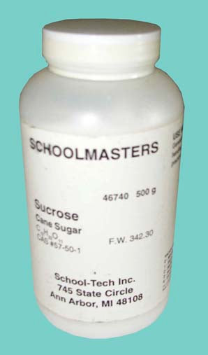 Sucrose, lab grade, crystal - 500g | Item # 46740