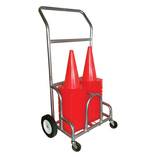 Double EZ-Roll Poly Cone Cart | Item # EC052M