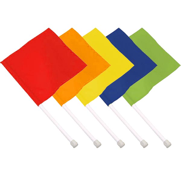 Hand-Held Flags in 5 colors
