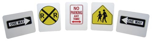 Cone Top Sign Holder & Street Sign Sets