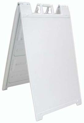 Signicade® Fold-Up Message Board - White | Item # SA869P