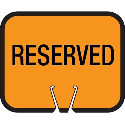 Snap-On Cone Sign - RESERVED | Item # SF082P