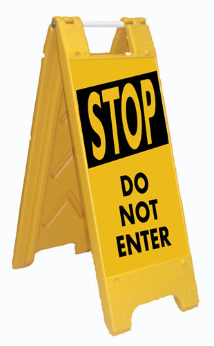 Fold-Up Sign - Stop, Do Not Enter | Item # SS057D