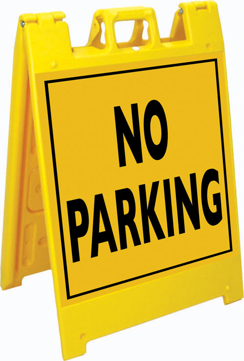 Squarecade™ 36 Fold-Up Sign - No Parking | Item # SS084D